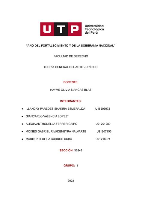 Ta1 Teoria General Del Acto Juridico