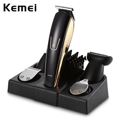 Kemei KM 526 Pro Rechargeable Electric Hair Clipper 5 In 1 Washable