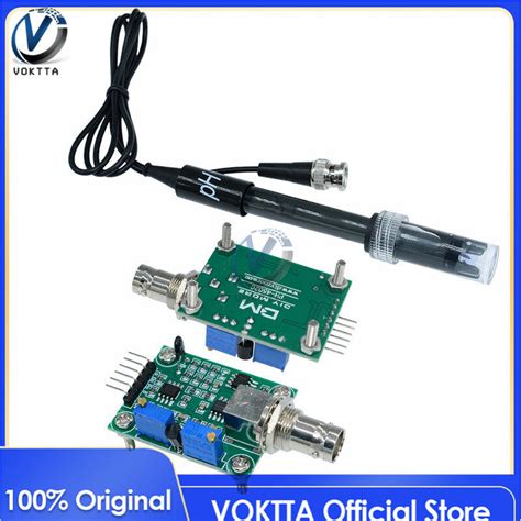 Voktta Liquid Ph 0 14 Value Detection Regulator Sensor Module Monitoring Control Board Meter
