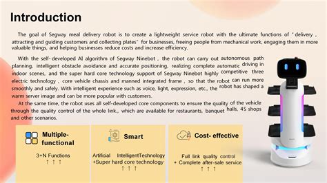 Inteligencia Artificial Humanoid Mobile Security Robot Artificial