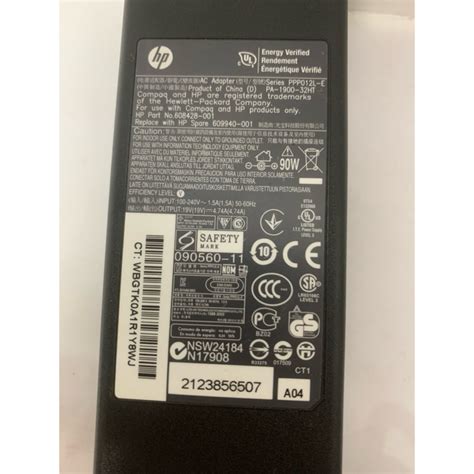 Hp 19 V Power Adapter Nsw24184 Hp Big Pin Original Used Charger