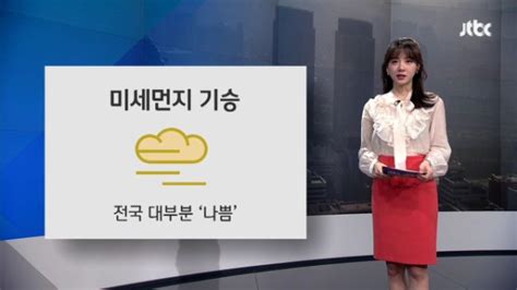 오늘의 날씨 추위 대신 미세먼지 기승한낮 포근 Jtbc 뉴스