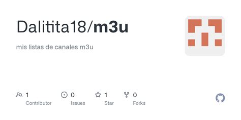 M3u Lista1 At Main Dalitita18 M3u GitHub