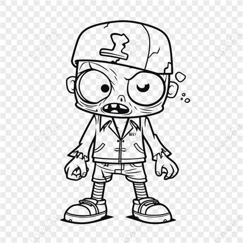 좀비 만화 색칠 페이지 오지 색칠 페이지 좀비 개요 스케치 드로잉 벡터두꺼운 선다리 Png 일러스트 무료 다운로드 Lovepik