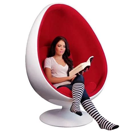 Aviator Egg Pod Chair Rotating Swivel Retro Leisure Lounge Ball Chair
