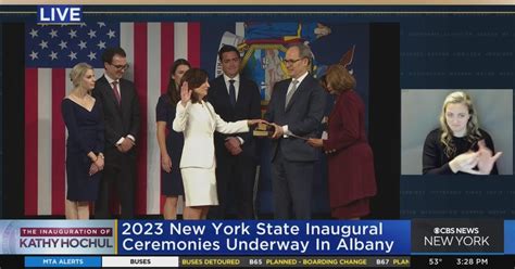 Gov Kathy Hochul Sworn In After Winning Full Term Cbs New York