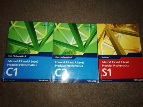 Edexcel As A Level Mathematics C1 C2 S1 Textbook Bundle Ebay