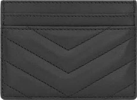 Buy Saint Laurent Cassandre Matelassé Card Case Noir 423291 Aaa44