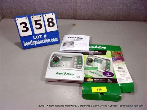 Rain Bird Indoor Irrigation Timer Model Sst 600in Bentley
