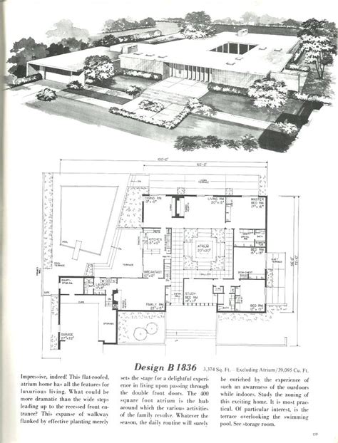 Mid Century Modern House Floor Plans Mid Century Modern Mansion Floor