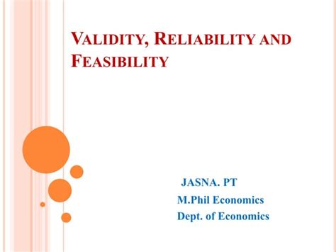 Validity And Reliability Ppt Standardized Testing Educational Assessment
