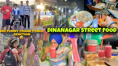 Mic Prank Public Reaction 🤪 Eat Street Food 🔥 Youtube
