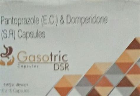 Gasotric Tablet Capsule Pantaprozol Domperidone Dsr Capsules 1x10