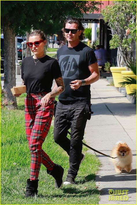 Gavin Rossdale And Girlfriend Sophia Thomalla Step Out For Lunch In