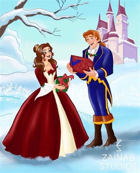 Disney Princesa Bella Y Principe