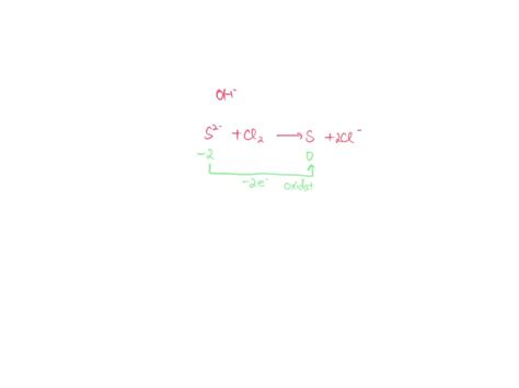 Solved The Following Skeletal Oxidation Reduction Reaction Occurs Under Basic Conditions Write