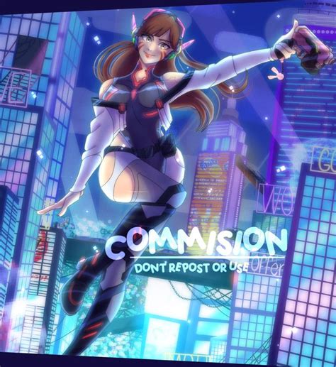 🌙 Lunaaaˎˊ˗ 🪄 On Instagram Commission Dva From Overwatch X Lucy Kushinada In Cyberpunk