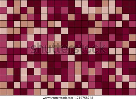 Vector Background Random Mosaic Pattern Trendy Stock Vector Royalty