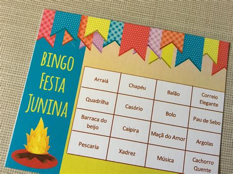 Bingo Charraiá do Bebê Festa Junina caipira 100 Cartelas Investigue