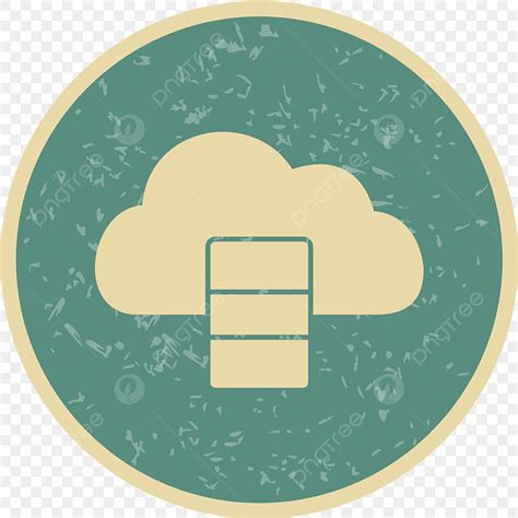 Gambar Ikon Basis Data Vektor Basis Cloud Data Png Dan Vektor Dengan