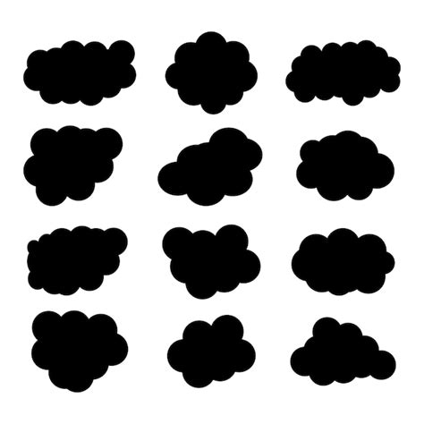 Premium Vector Cloud Shape Illustration For Designer