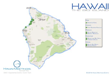 Printable Map Of The Big Island Hawaii