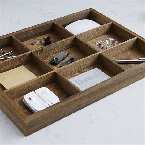 Personalised Wooden Desk Tidy By By River
