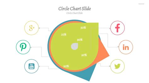Circle Chart Slide With Social Icons On It Google Slide Theme And Powerpoint Template Slidedocs