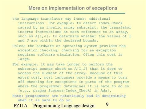 Pz11a Programming Language Design And Implementation 4th Edition Ppt