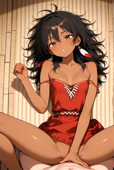 Rule 34 Ai Generated Bending Knees Brown Body Brown Eyes Brown Skin