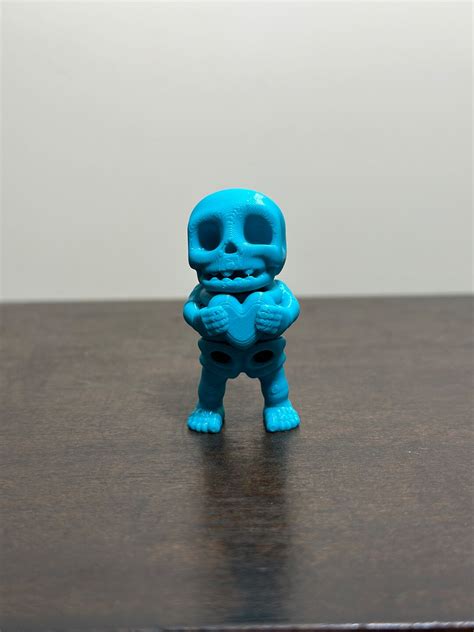3d Printed Tiny Skeleton Tiny Skeleton Valentine Skeleton Key 3d