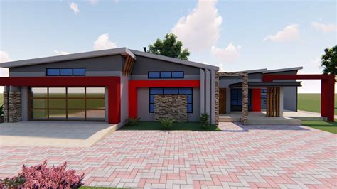 4 Bedrooms Butterfly Roof Youtube