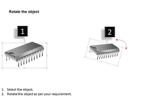 0814 Read Only Memory ROM Computer Chip CPU Icon Ppt Slides