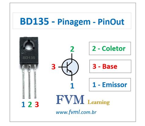 Pinagem Pinout Transistor Npn Bd135 Características Fvml