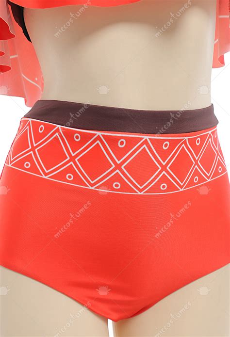 Genshin Impact Klee Two Piece Swimsuit Ruffle Bathing Suit Top