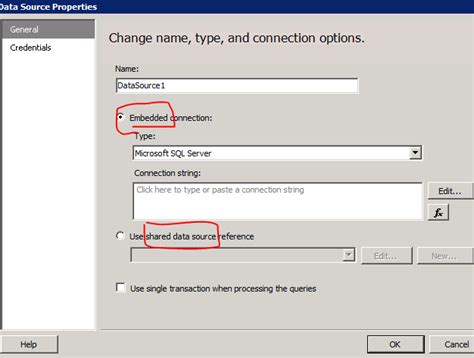ssrs why i prefer shared data source over embedded data source