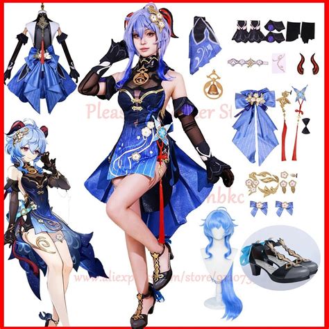 Jual Ganyu New Outfit Cosplay Costume Genshin Impact Cosplay Twilight