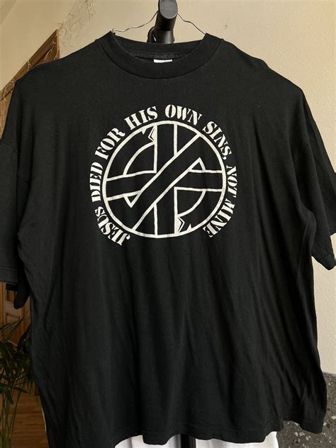 Vintage Vintage 90s Crass Anarcho Punk Promo Tee Shirt Grailed