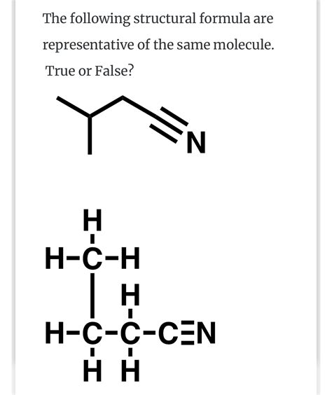 Solved The Following Structural Formula Are Representative