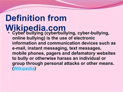 What Is Cyberbullying Presentation Ppt