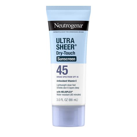 Ultra Sheer® Dry Touch Non Comedogenic Sunscreen Lotion