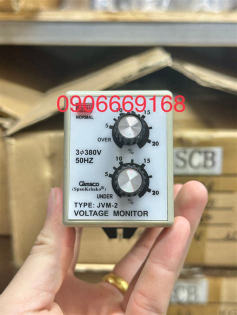 Relay Bảo Vệ Pha Jvm 2 Hiệu Camsco Jvm2 TẶng KÈm ĐẾ Nhà Phân Phối