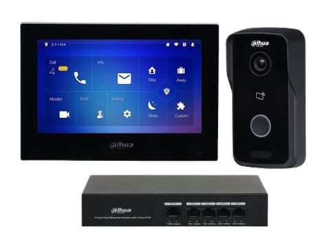 Dahua DHI KTP Intercom Consists Of A Megapixel CMOS Camera A Inch TFT Screen Channel