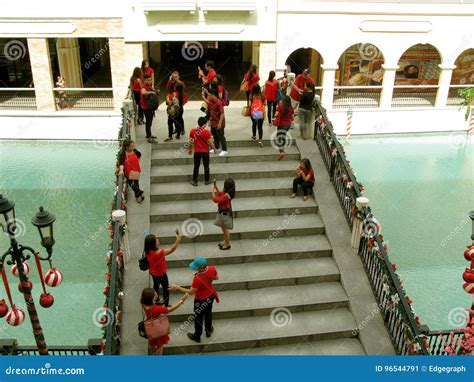 Festive Bridge Venice Grand Canal Mall Taguig Metro Manila