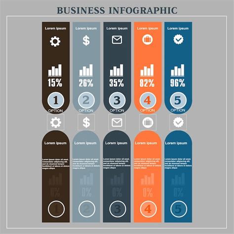Premium Vector Conceptual Vector Design Template Infographics Element