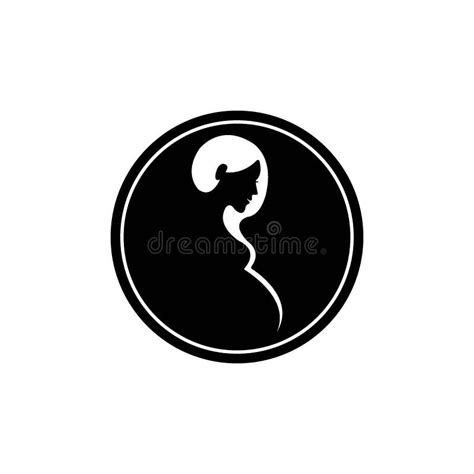 Pregnant Mother Icon Logo Design Stock Illustration Illustration Of