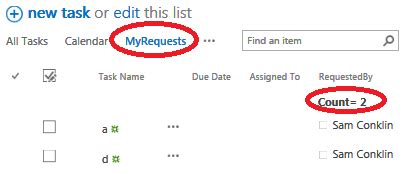 How To Get Total Count Of A Person Column In SharePoint Designer Stack Overflow