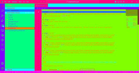 Github Barkerbg001whatthehell Vscode A Chaotic Dark Theme For Vs