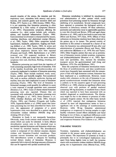 Solution Significance Of Biogenic Amines To Food Studypool