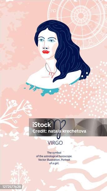 조디악 배경 처녀자리 별자리 점성술적 운세의 상징 과학에 대한 스톡 벡터 아트 및 기타 이미지 과학 달력 마술사 Istock